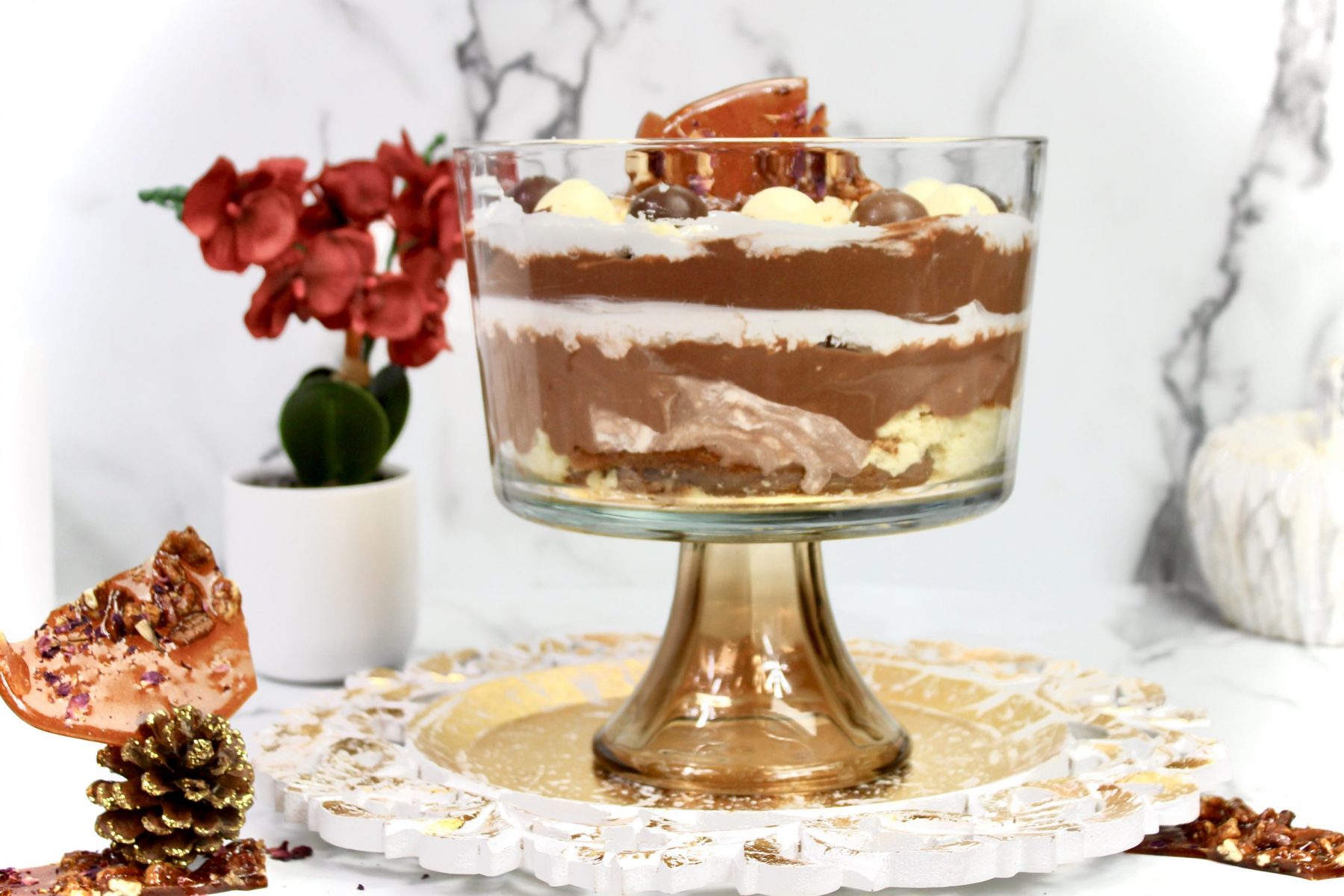 Chocolate Pudding Trifle - Flavored By Fatima