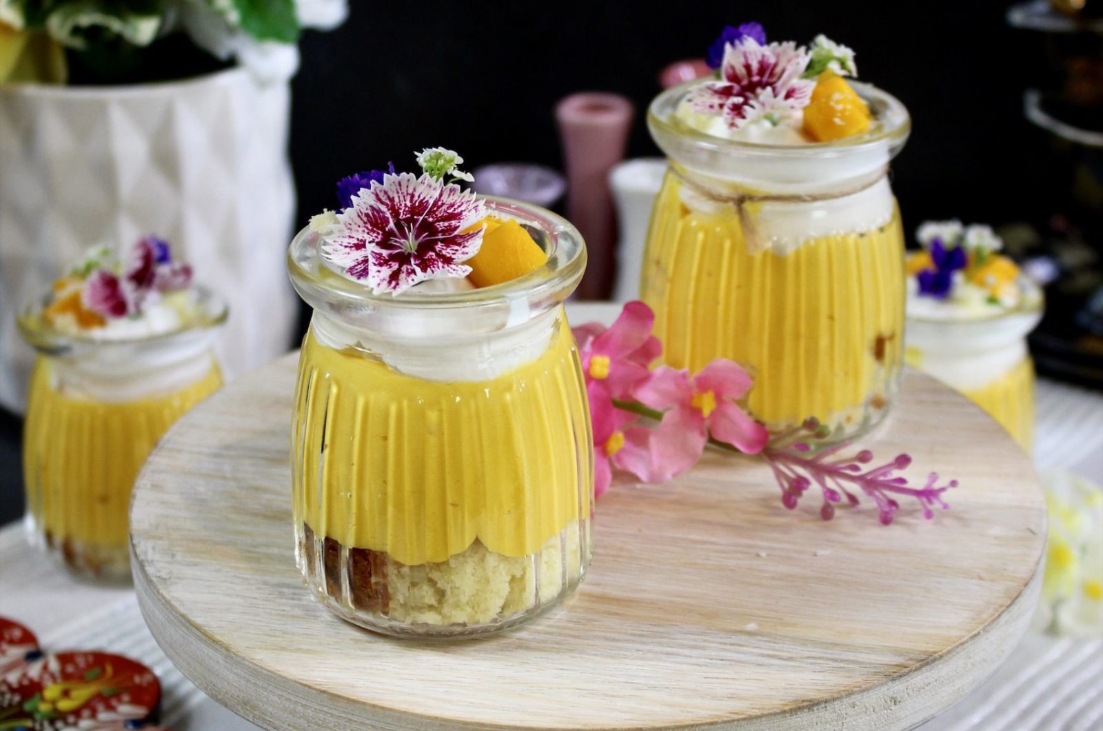 Easy Mango Mousse Shots - Flavored By Fatima