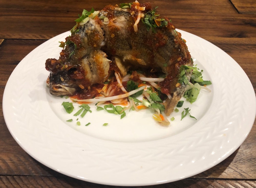 Thai Hot Fish with Tamarind Chili Garlic Sauce - Flavored By Fatima