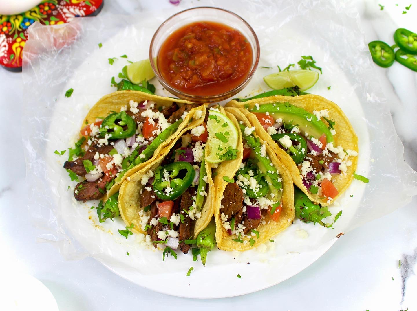 Steak Tacos - Flavored By Fatima