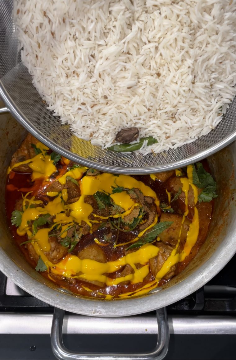 Karachi Style Deighi Biryani - Flavored By Fatima