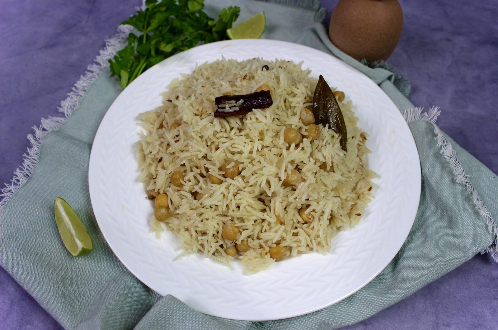Simple Chana Pulao ( Chick Pea rice Pilaf) - Flavored By Fatima